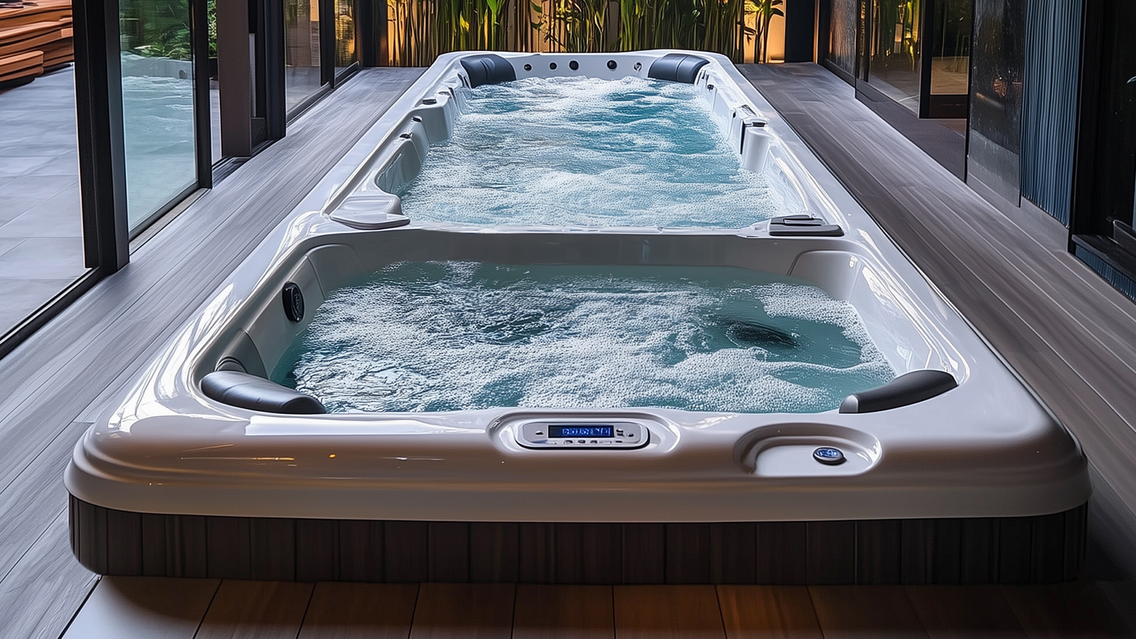 Was sind Swim Spas & Vergleich zu einem hochwertigen Acryl Outdoor ...